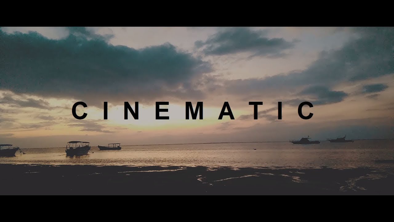 How to make cinematic video - YouTube