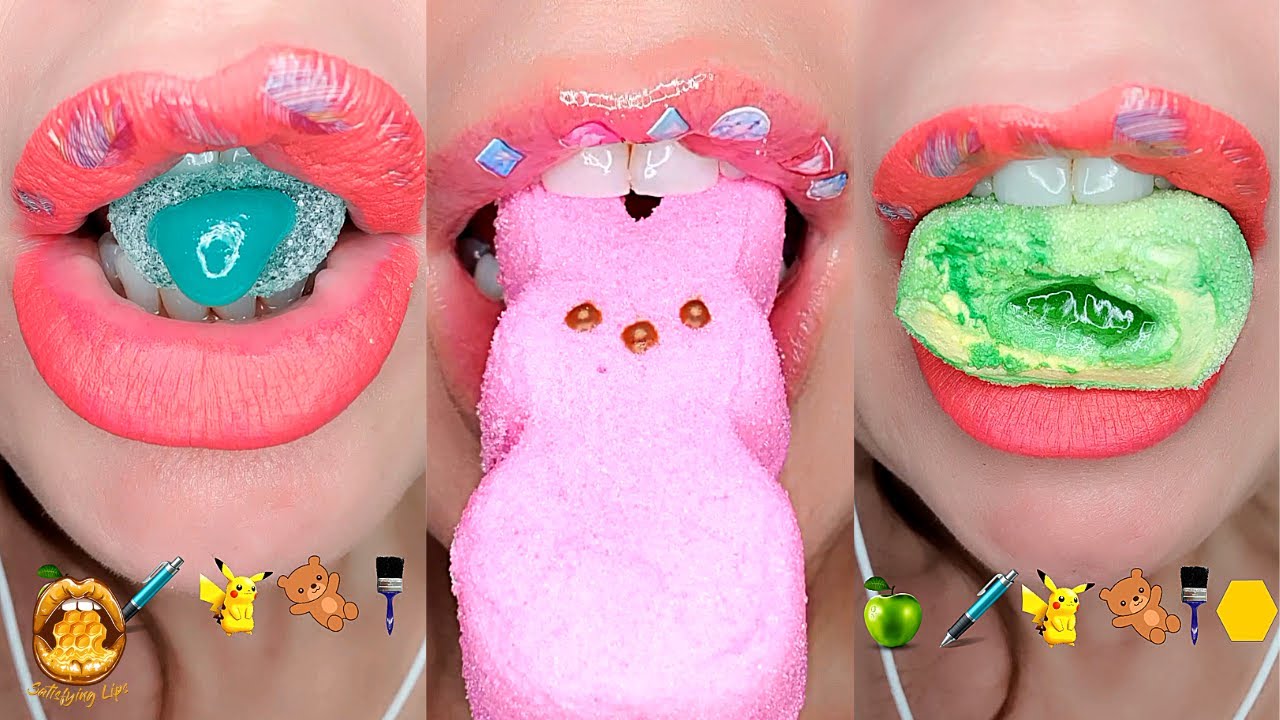 Satisfying ASMR Eating Sounds Shorts Compilation Mukbang 먹방 - YouTube