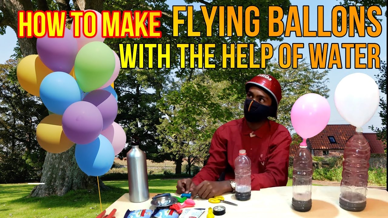 How to Make Flying Hydrogen Balloons at Home - YouTube