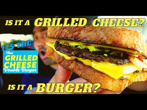 Sonic Grilled Cheese Burger Review - [Double Cheese Burger] - YouTube