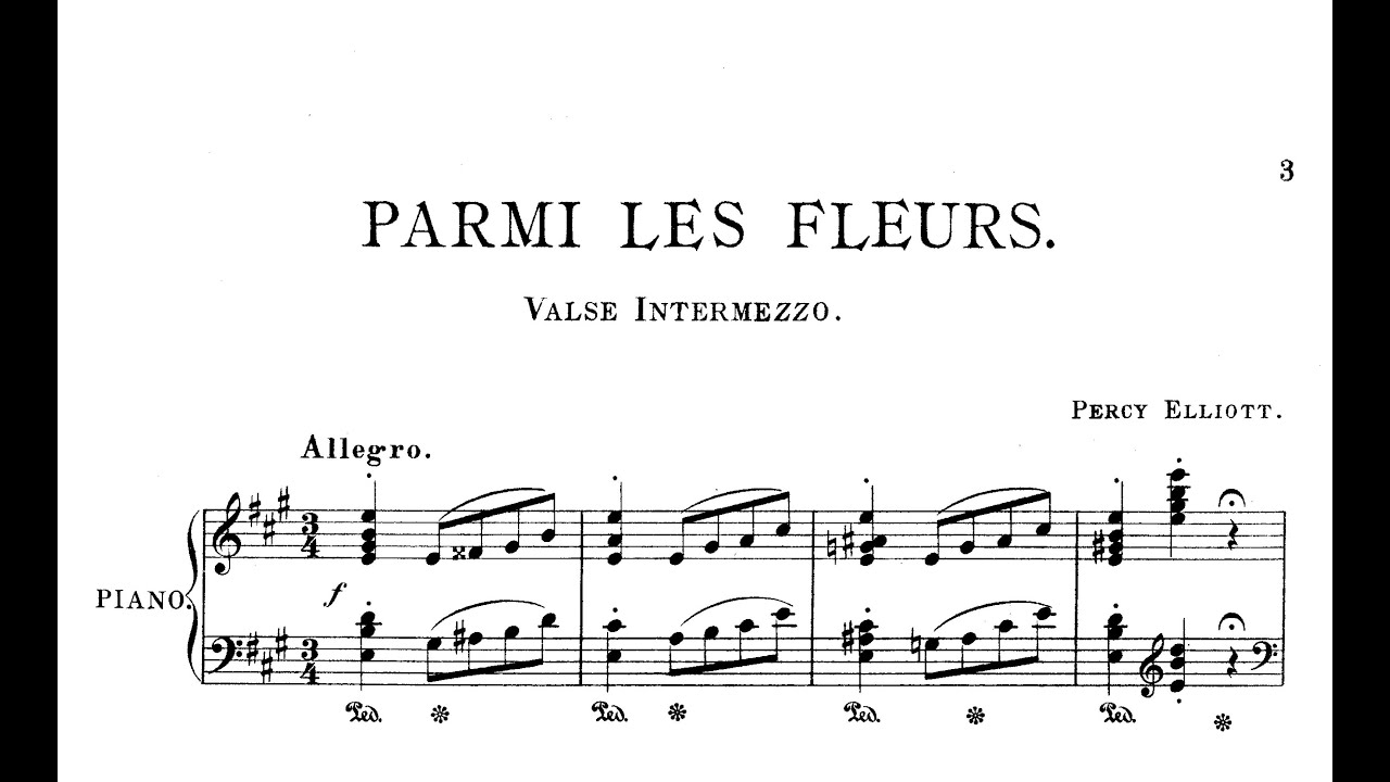 Percy Elliott - Parmi les Fleurs - YouTube