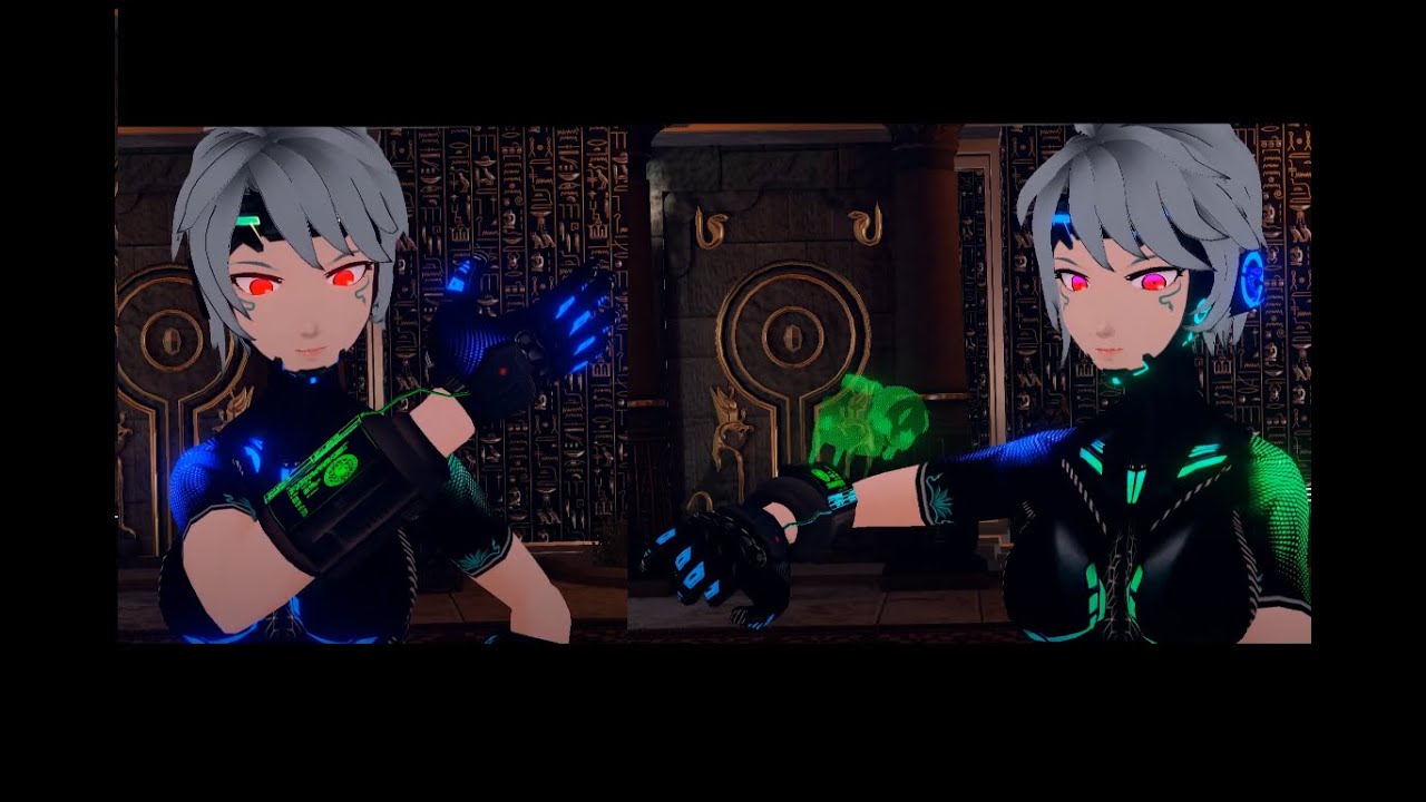 Arm Computer with Hologram in VRChat - YouTube