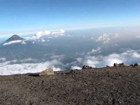 Acatenango Summit Views - YouTube