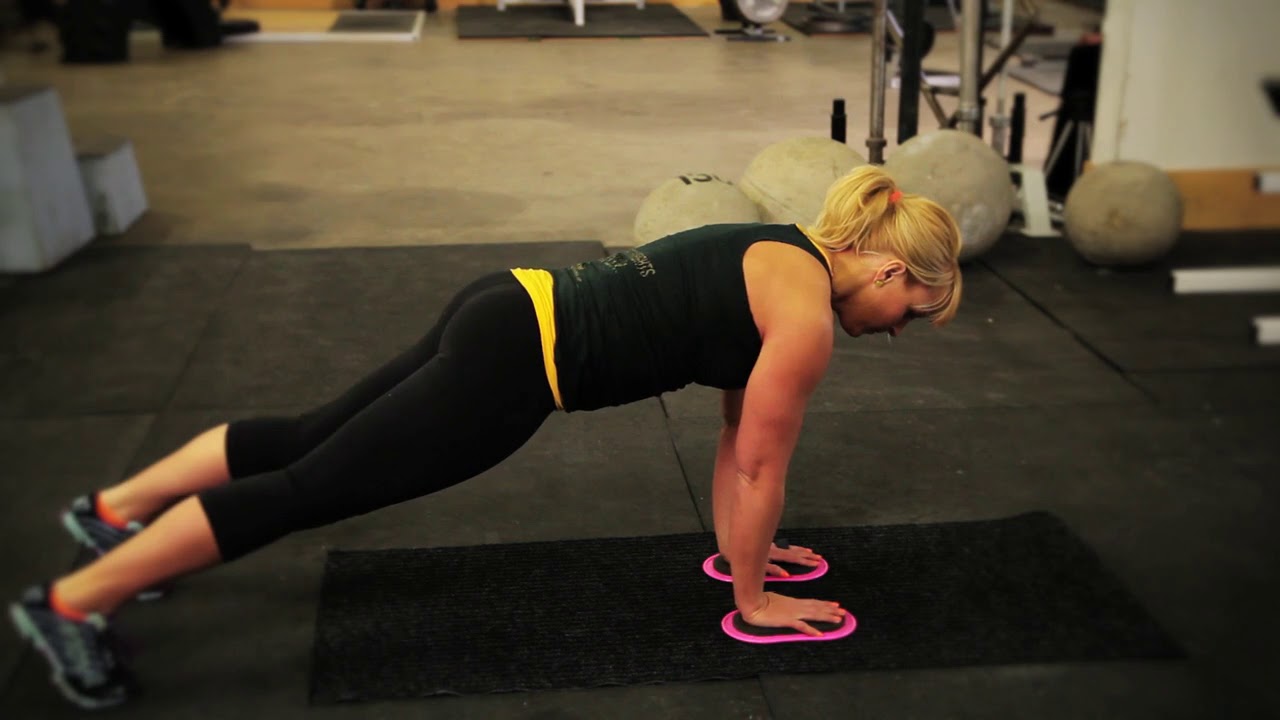 Exercise Demo: Valslide Push-Away - YouTube