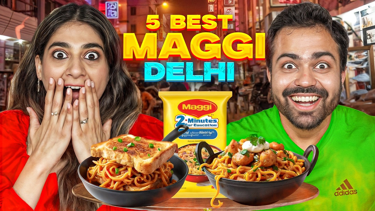 Trying 5 BEST MAGGI In Delhi | Part 2 | The Urban Guide - YouTube