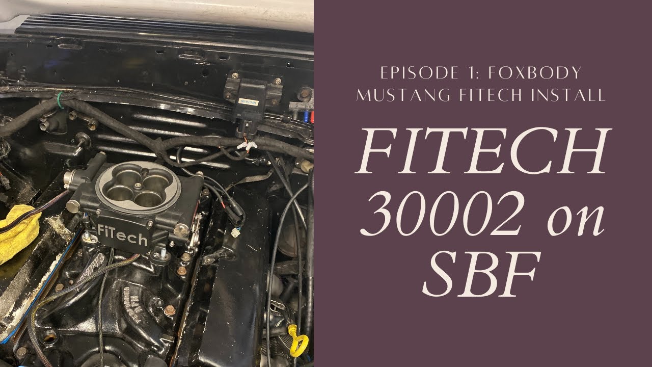 Installing a FItech Unit on my Foxbody Mustang - YouTube