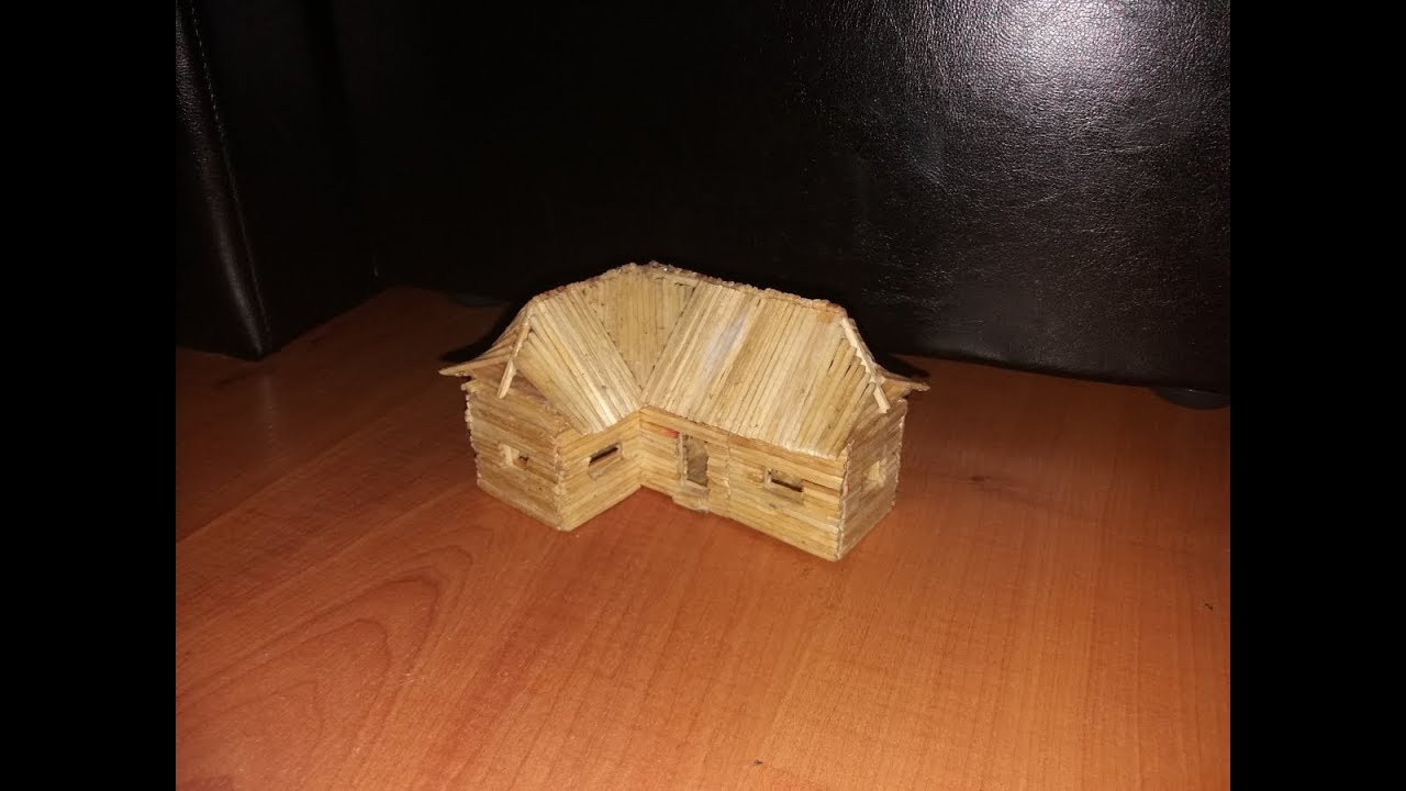 Matchstick house - Part 1 - YouTube