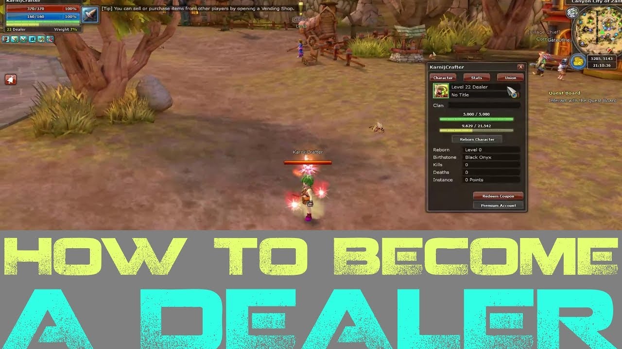 ARUAROSE | BECOMING A DEALER 1ST JOB QUEST - YouTube