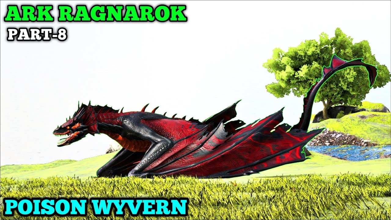 Ark Ragnarok Gameplay | Primal Fear Mod | Poison Wyvern Taming In Tamil ...
