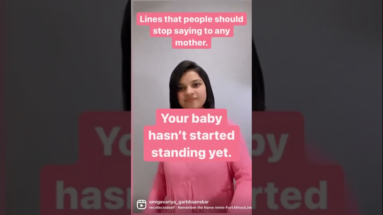 Stop judging mothers. Let’s understand that every baby is different ...