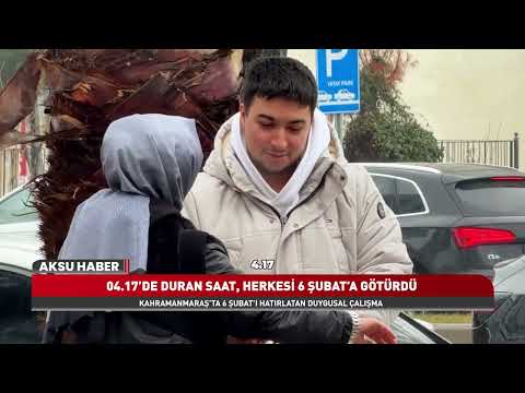 Saat 04.17’de Durdu… Kahramanmaraş’tan 6 Şubat İçin Yürek Burkan Sosyal Deney