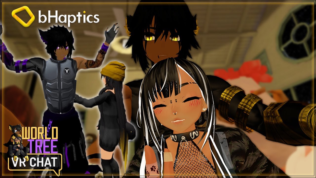 [VRCHAT] I Let My Girlfriend Hug Me Wearing A Haptic Suit - YouTube