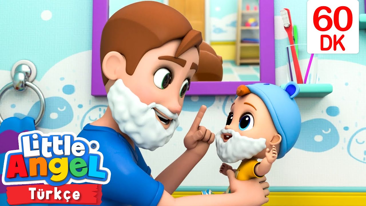 Can Bebek Baba İle Muhteşem Bir Gün | Little Angel | Çocuk Çizgi ...
