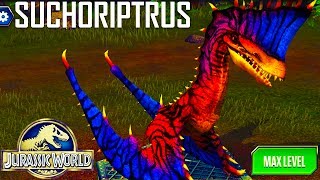 SUCHORIPTERUS HYBRID MAX LEVEL 40 DINOSAUR Jurassic World The Game ...