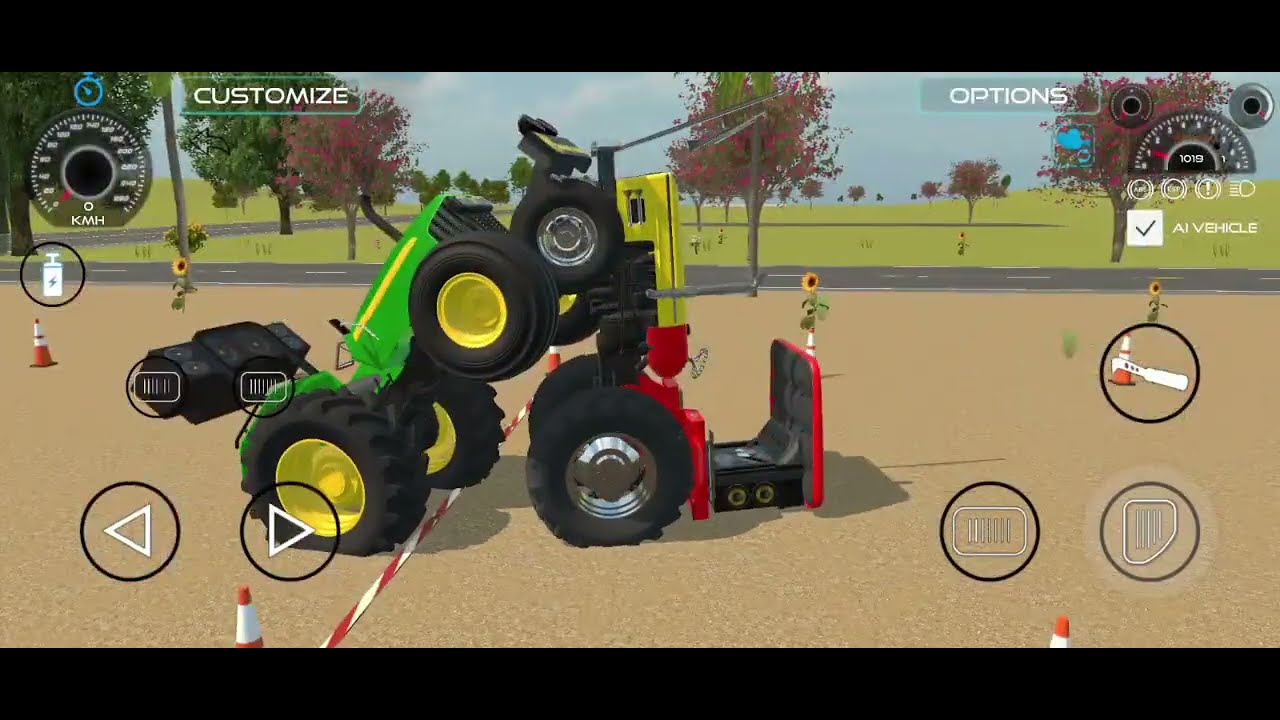 Tochan king vs HTM tractor 😱 Tractor tochan @nishu_deshwal - YouTube
