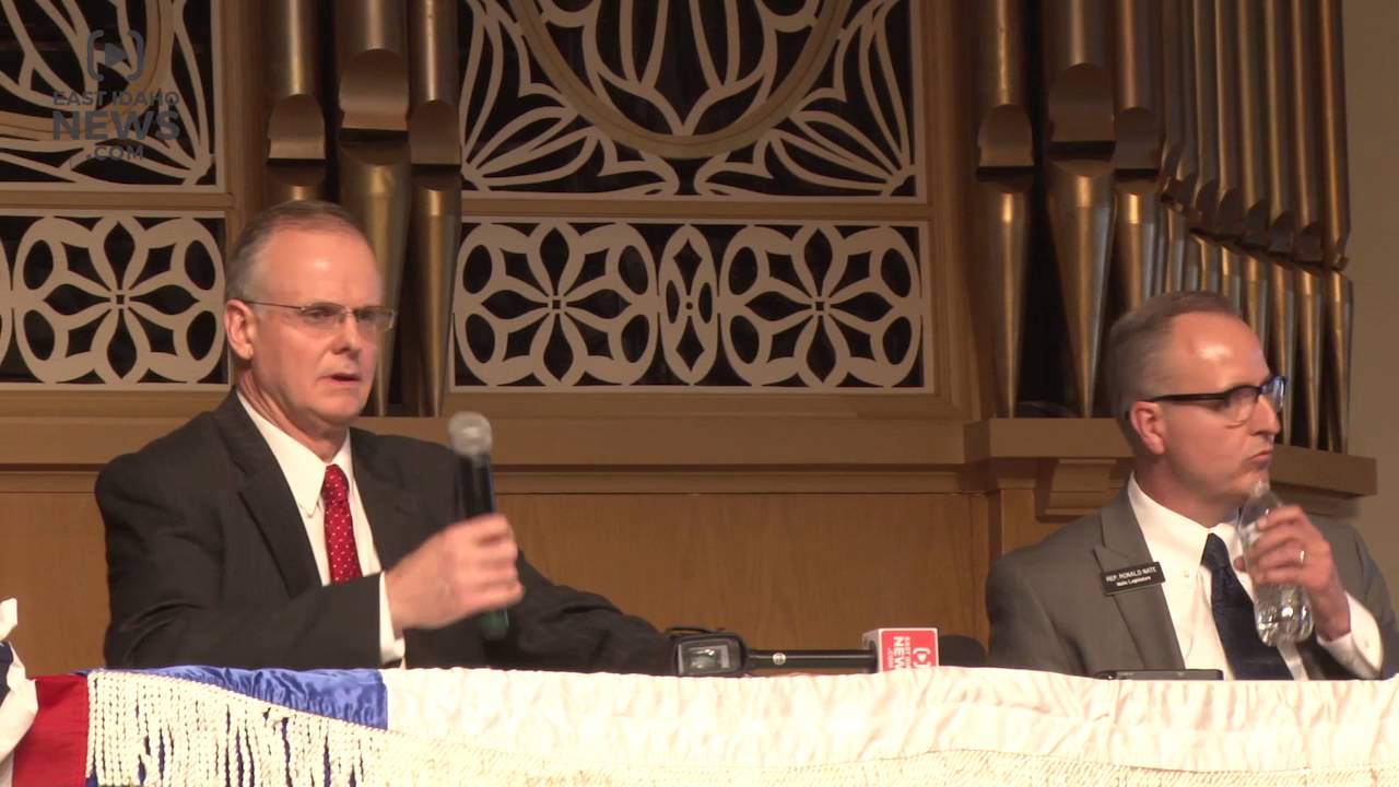 Rep. Ron Nate and challenger Doug Ricks debate at Republican forum ...