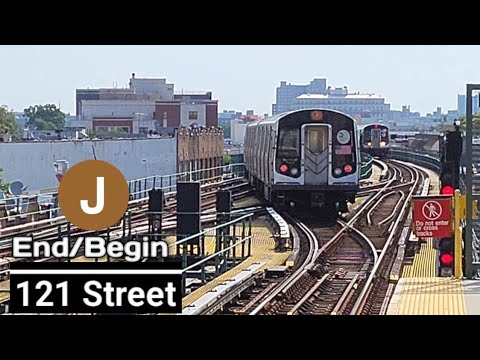 BMT Jamaica Line (J) Trains End/Begin Service @121 St - YouTube