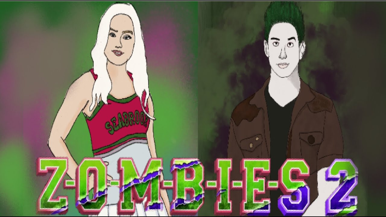 Zombies 2 [Zed and Addison] I Speed Drawings I Rebeccas Creations - YouTube