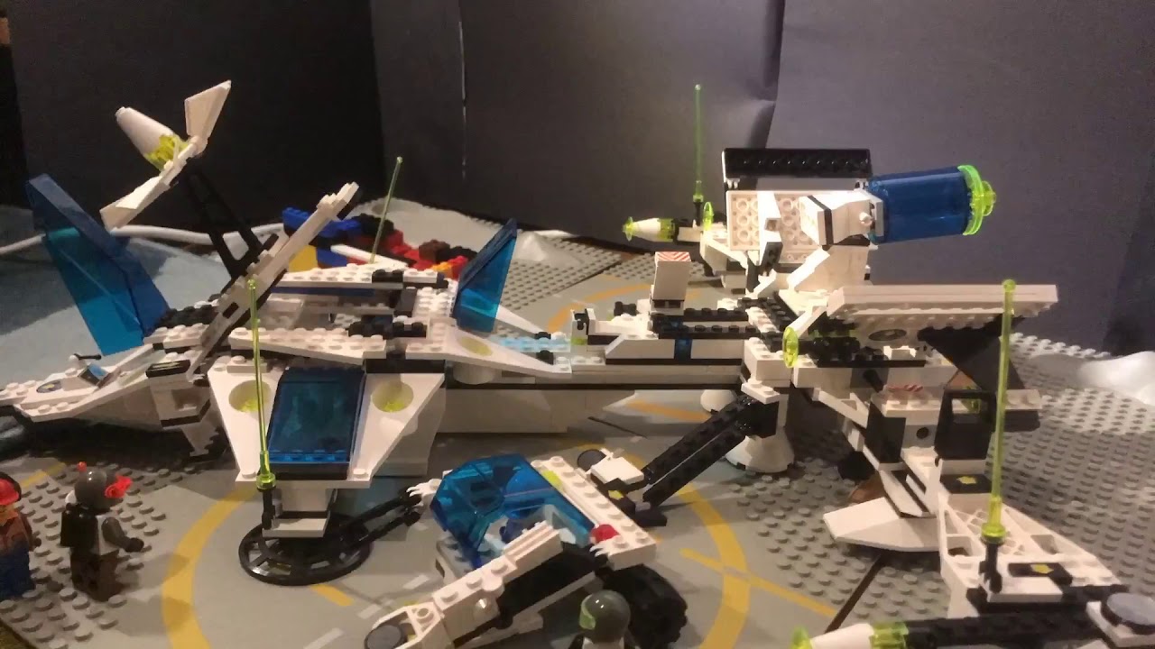 Start eines Lego 6982 explorer spaceship - YouTube
