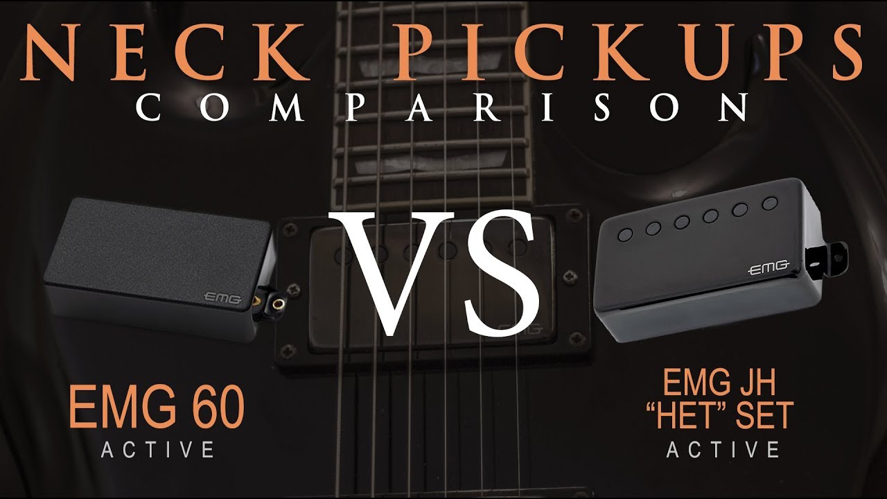EMG 60 vs EMG JH "HET" SET - Active NECK Pickup Guitar Tone Comparison ...