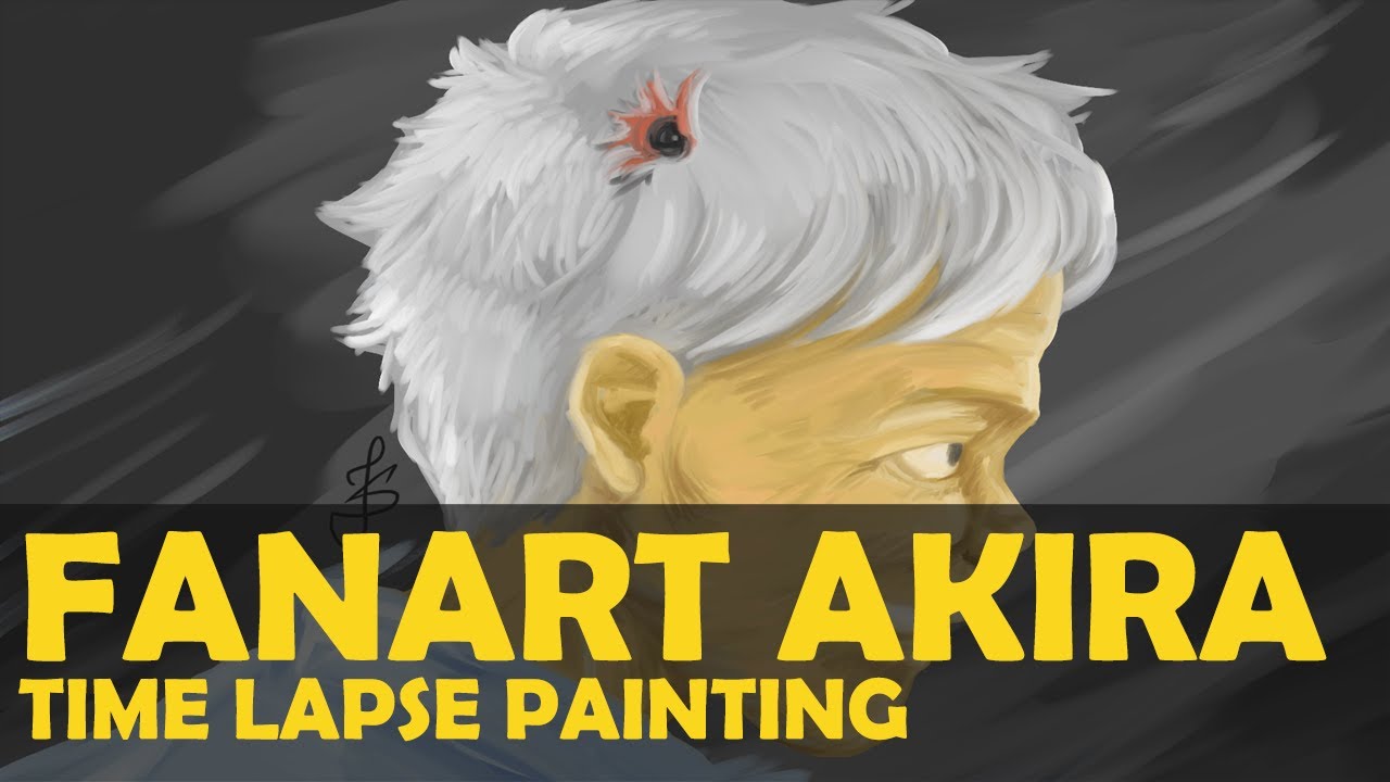 FANART - AKIRA - TIME LAPSE PAINTING | FRANKLIN SILVA - YouTube