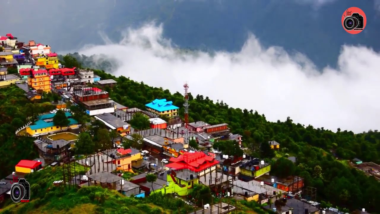 शिलाई गाँव का सुंदर नजारा😍💓 || Beautiful drone view of Shillai🔥 ...