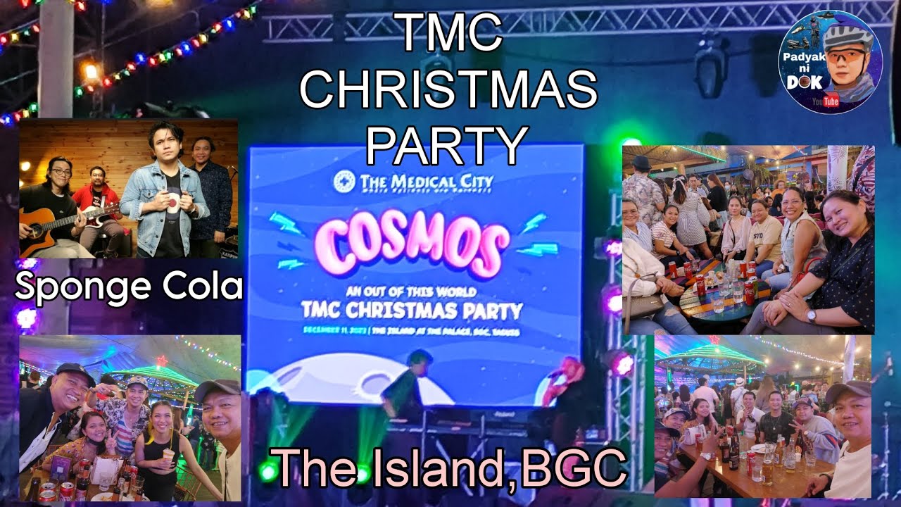 TMC Christmas Party at The Island,BGC with Sponge Cola - YouTube
