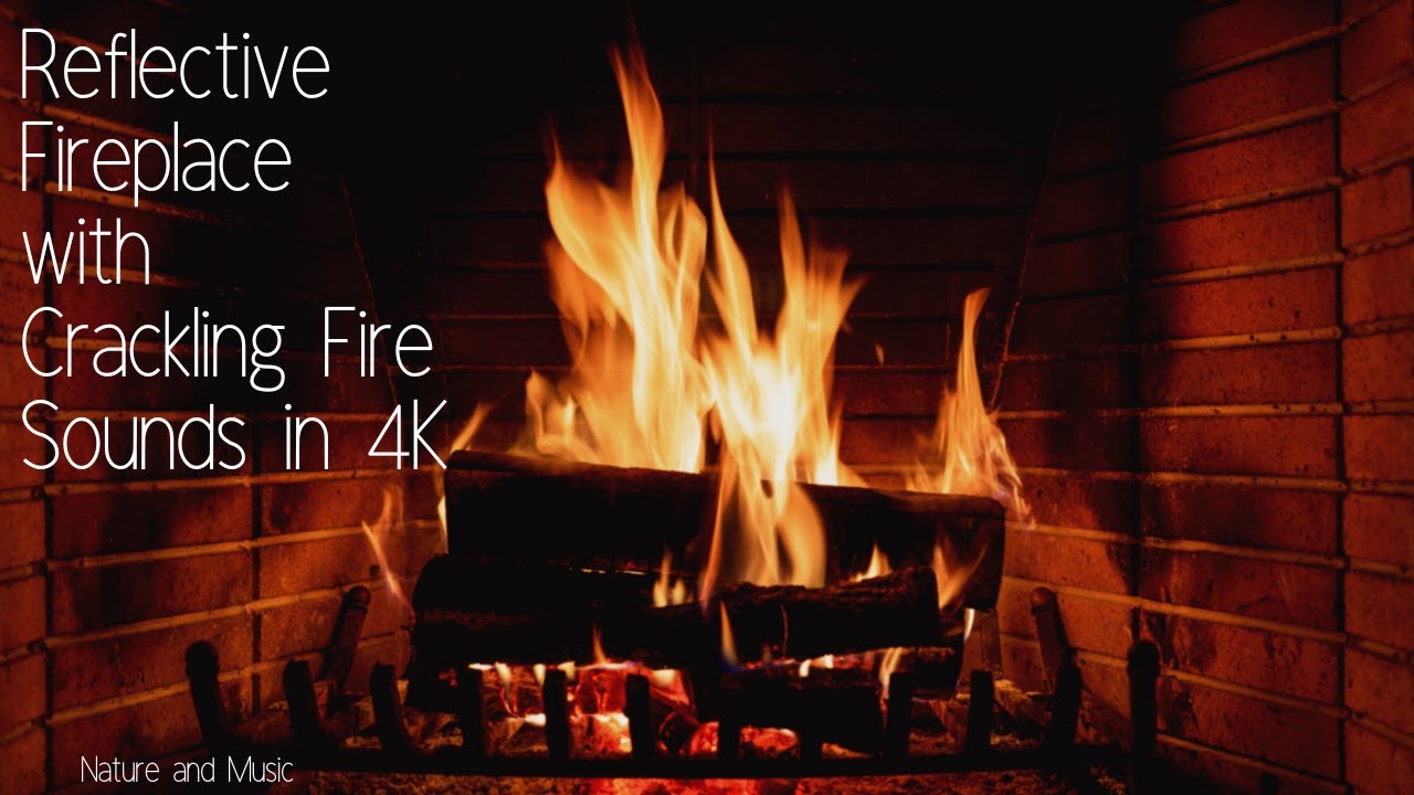 Fireplace with Crackling Fire Sounds 30 Minutes: Perfect for Work or ...