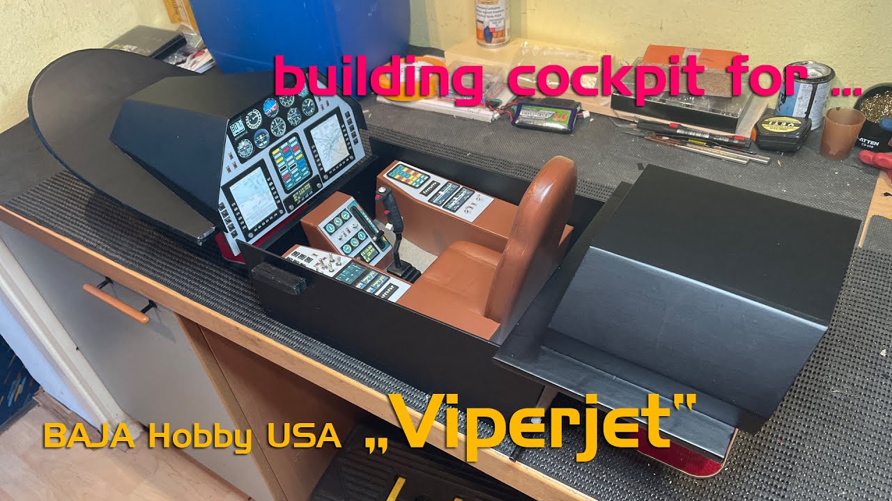 built of a very lightweight cockpit for my BAJA Hobby USA "Viperjet XXL ...