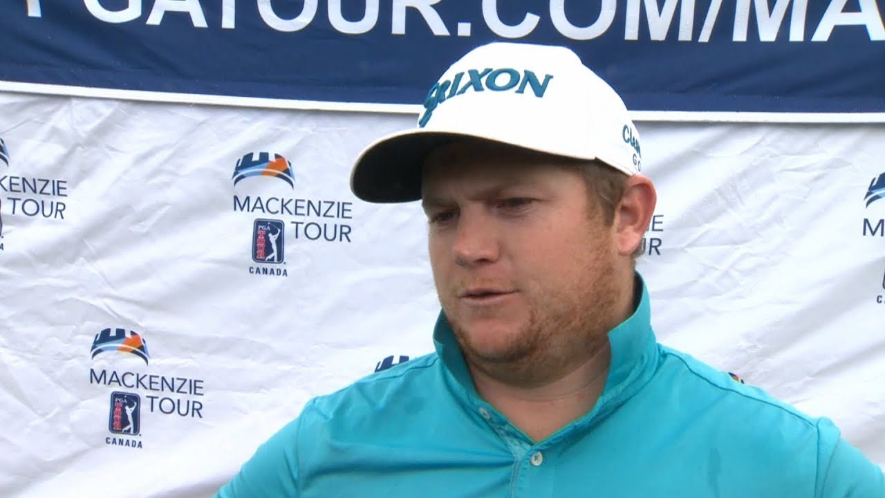 Patrick Newcomb interview after Round 1 of Ontario Championship - YouTube