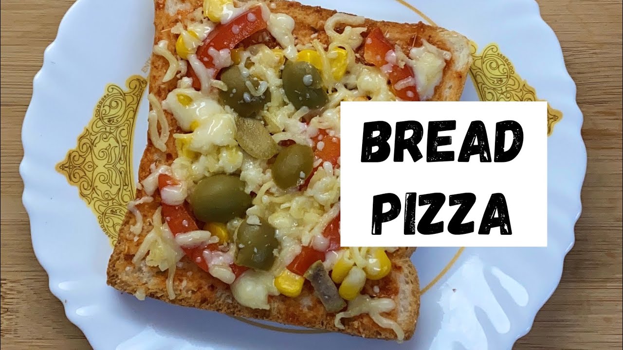 Pizza without pizza dough | 5 minutes instant pizza | Bread pizza - YouTube