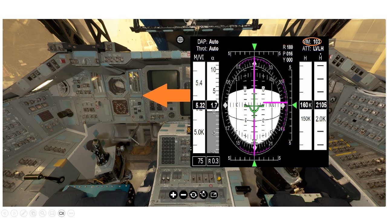NASA Space Shuttle Major Mode Status Display - YouTube