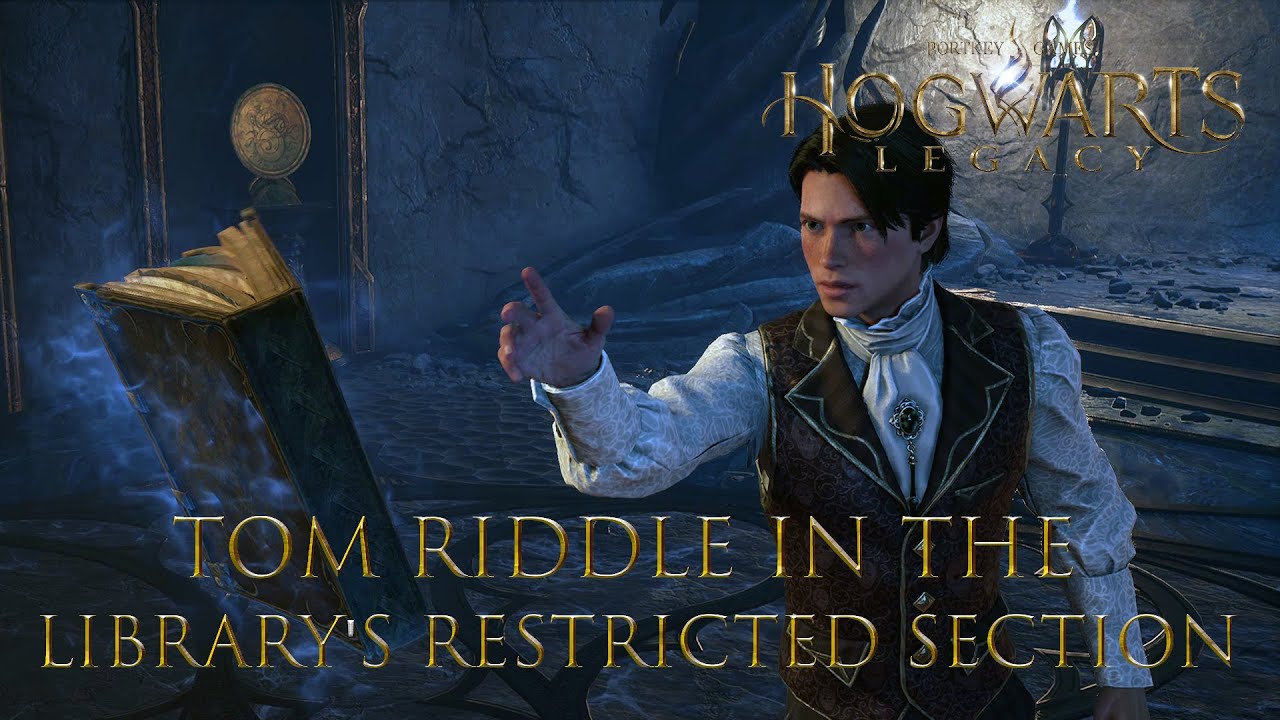 HOGWARTS LEGACY Gameplay Walkthrough Tom Riddle in Library's Restricted ...