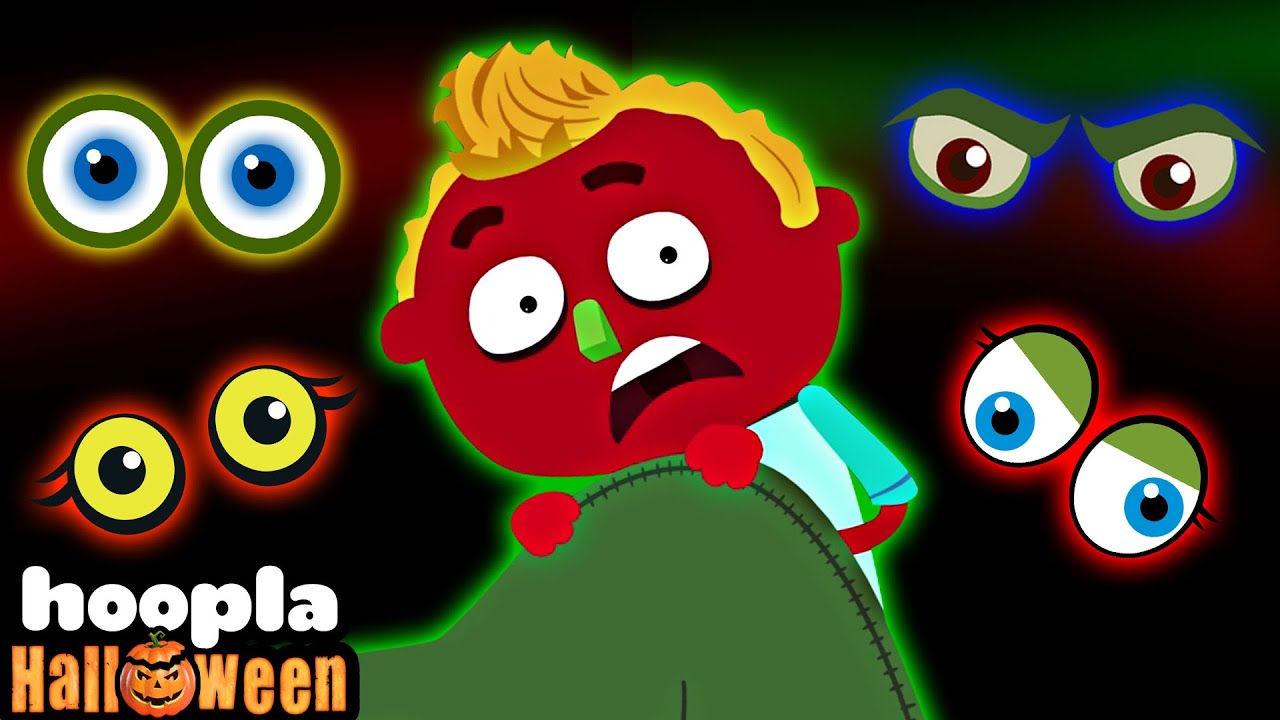 Spooky Monsters Hiding Under The Bed | Halloween Songs and Rhymes for ...