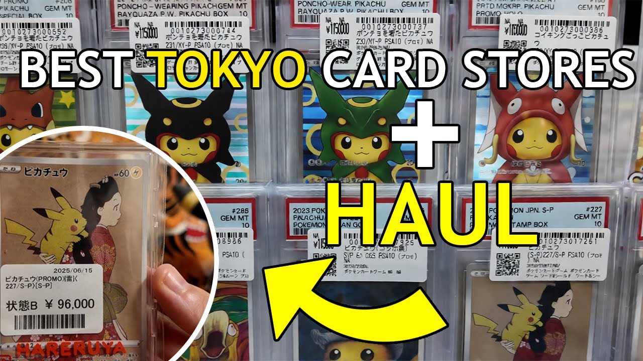 MUST visit Pokemon card shops in Tokyo and what I BOUGHT at them - YouTube