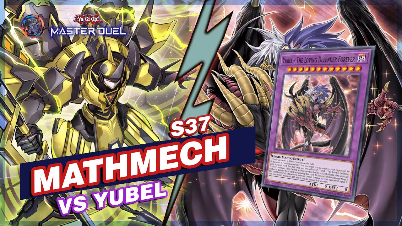 MATHMECH COMBO VS YUBEL S37 IN RANKED GAMEPLAY [ Yu Gi Oh! Master Duel ...