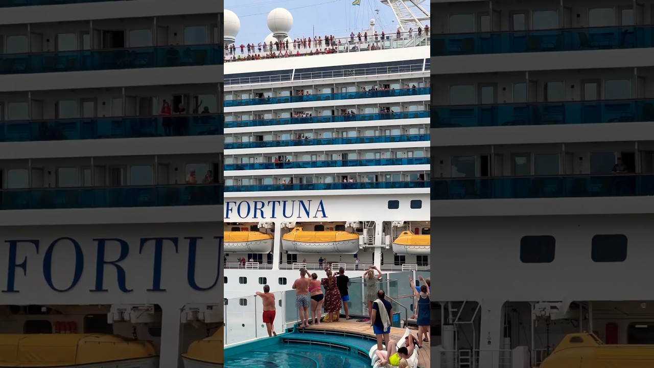 Costa fortune right next to our ship #costacruise #costafortuna - YouTube