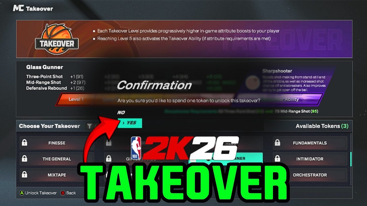 NBA 2K26 How to CHANGE and UNLOCK new TAKEOVERS - YouTube