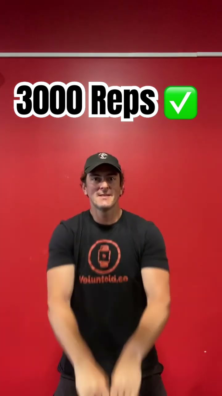 3000 Rep Challenge Complete - YouTube