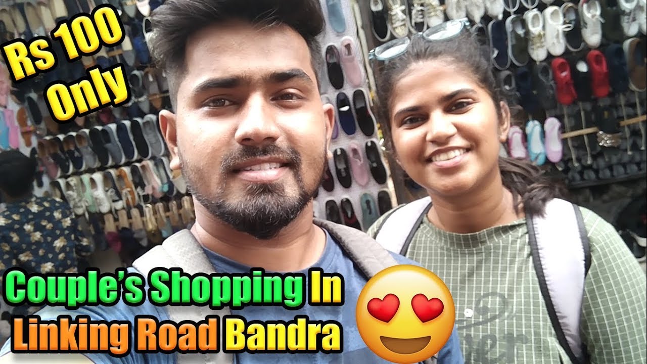Linking Road Bandra Mumbai ! Best for Footware, Bags and Cloths - YouTube