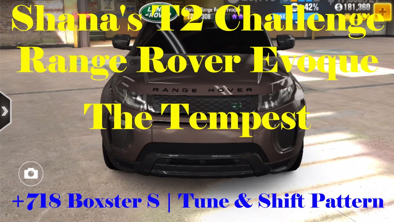 CSR Racing 2 | Shana's T2 Challenge Range Rover Evoque The Tempest and ...