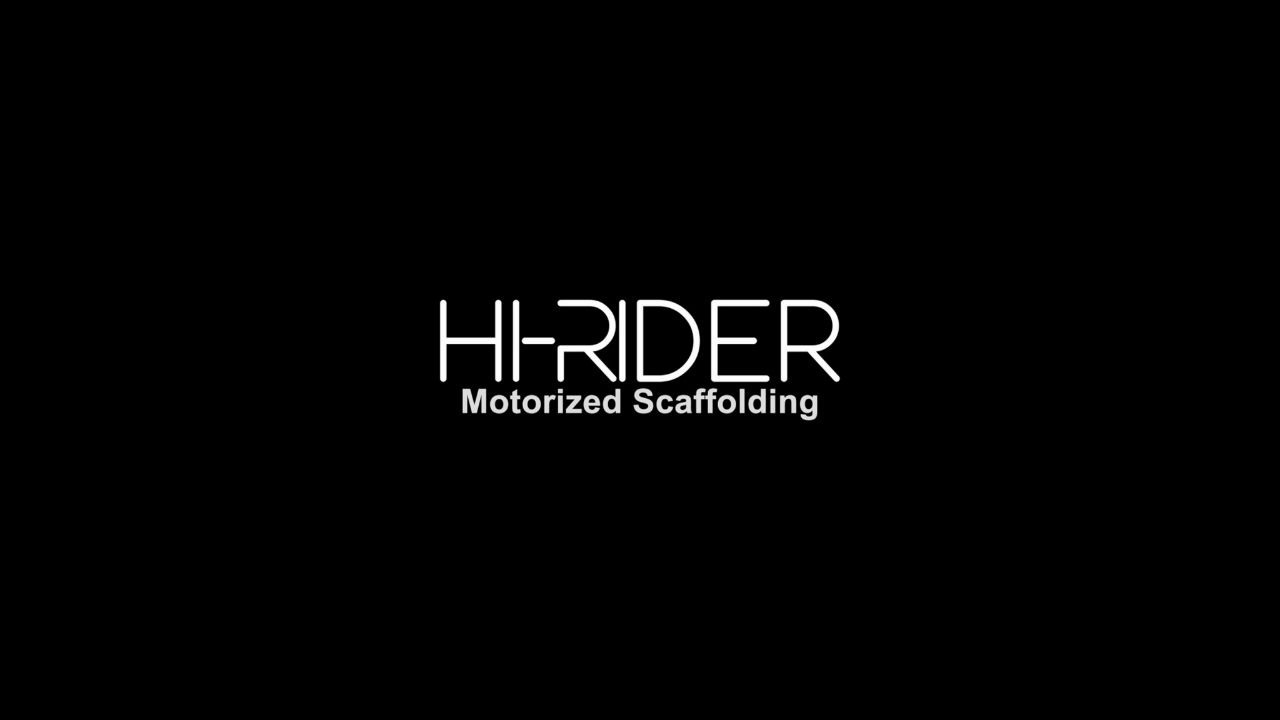 Hi-Rider - Motorized Scaffolding - YouTube