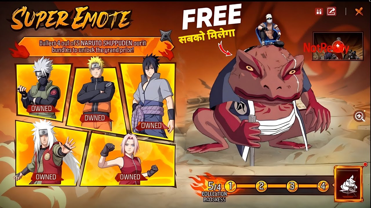 Naruto Event in Free Fire Free Rewards l Free Fire New Event l Ff New ...