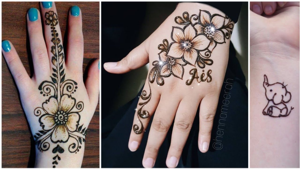 mehndi designs for small girls/kids mehndi design/easy new mehandi ...