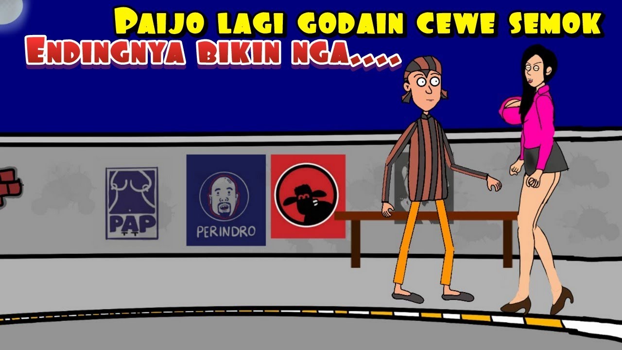 Animasi Paijo | Paijo godain cewe cantik endingnya bikin nga... - YouTube