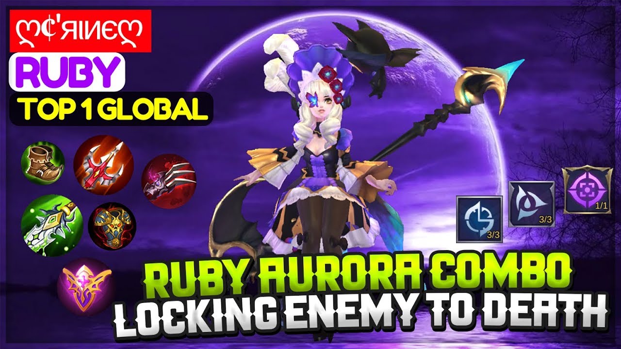 Ruby Aurora Combo, Locking Enemy To Death [ Top 1 Global Ruby ] ღ ...