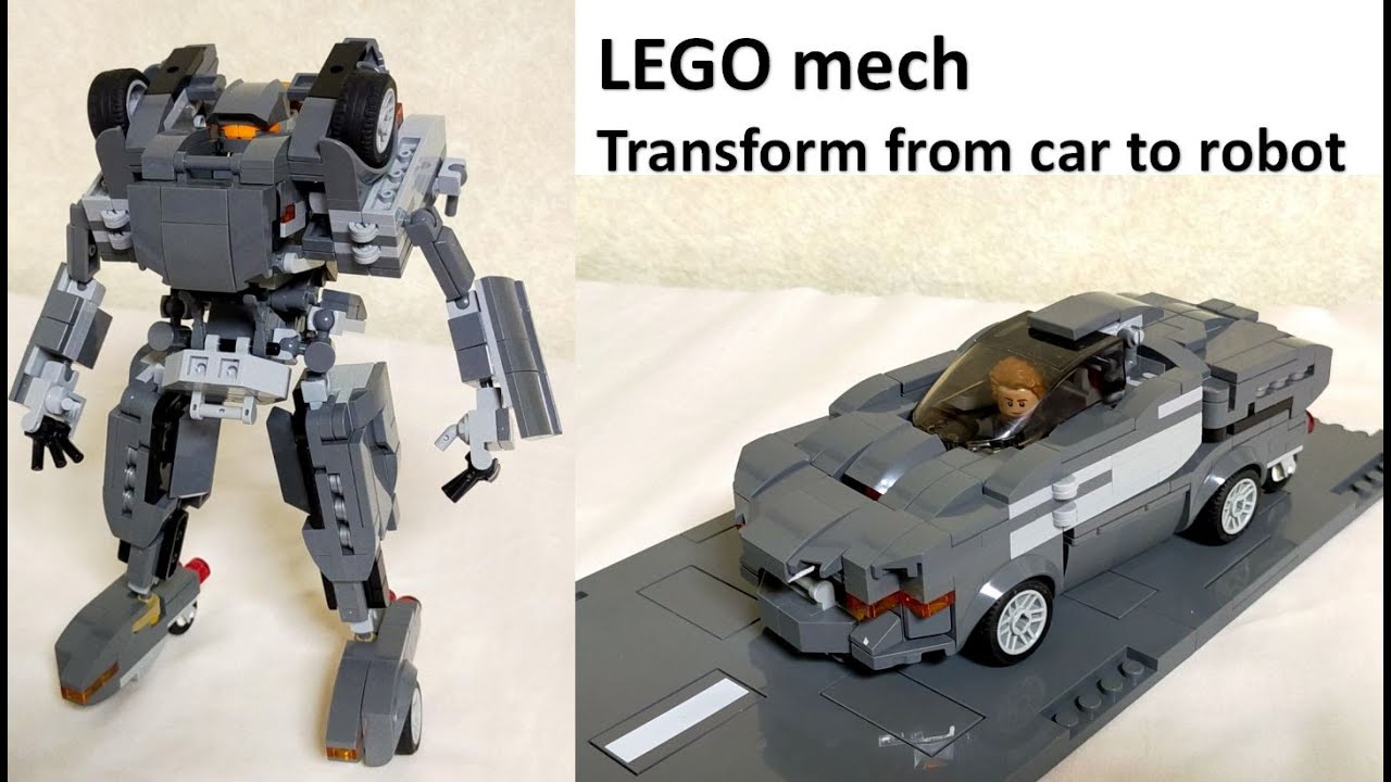 LEGO mech Transform from car to robot - YouTube