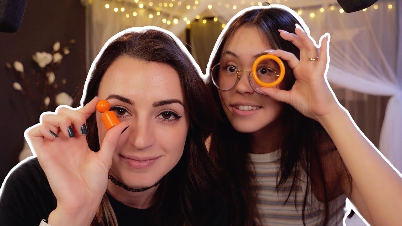 Playing the Most ASMR Board Game Ever with @TiptoeTingles :') 💜 - YouTube