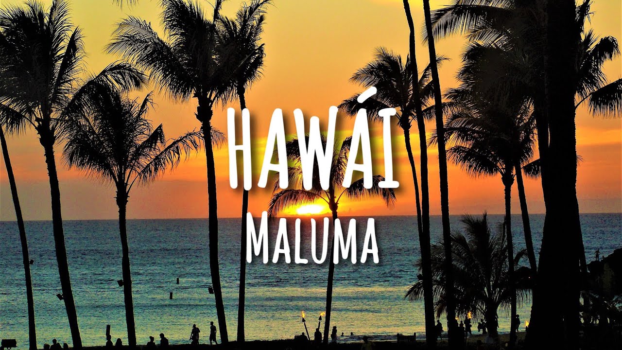 Maluma - Hawái (Letra/Lyrics) - YouTube