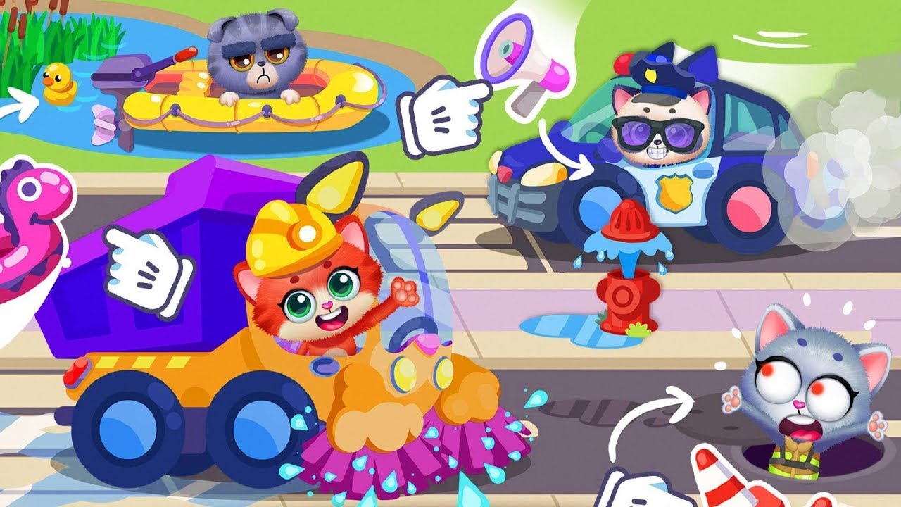 Little KITTY TOWN | Collect CATS & Create Stories - YouTube